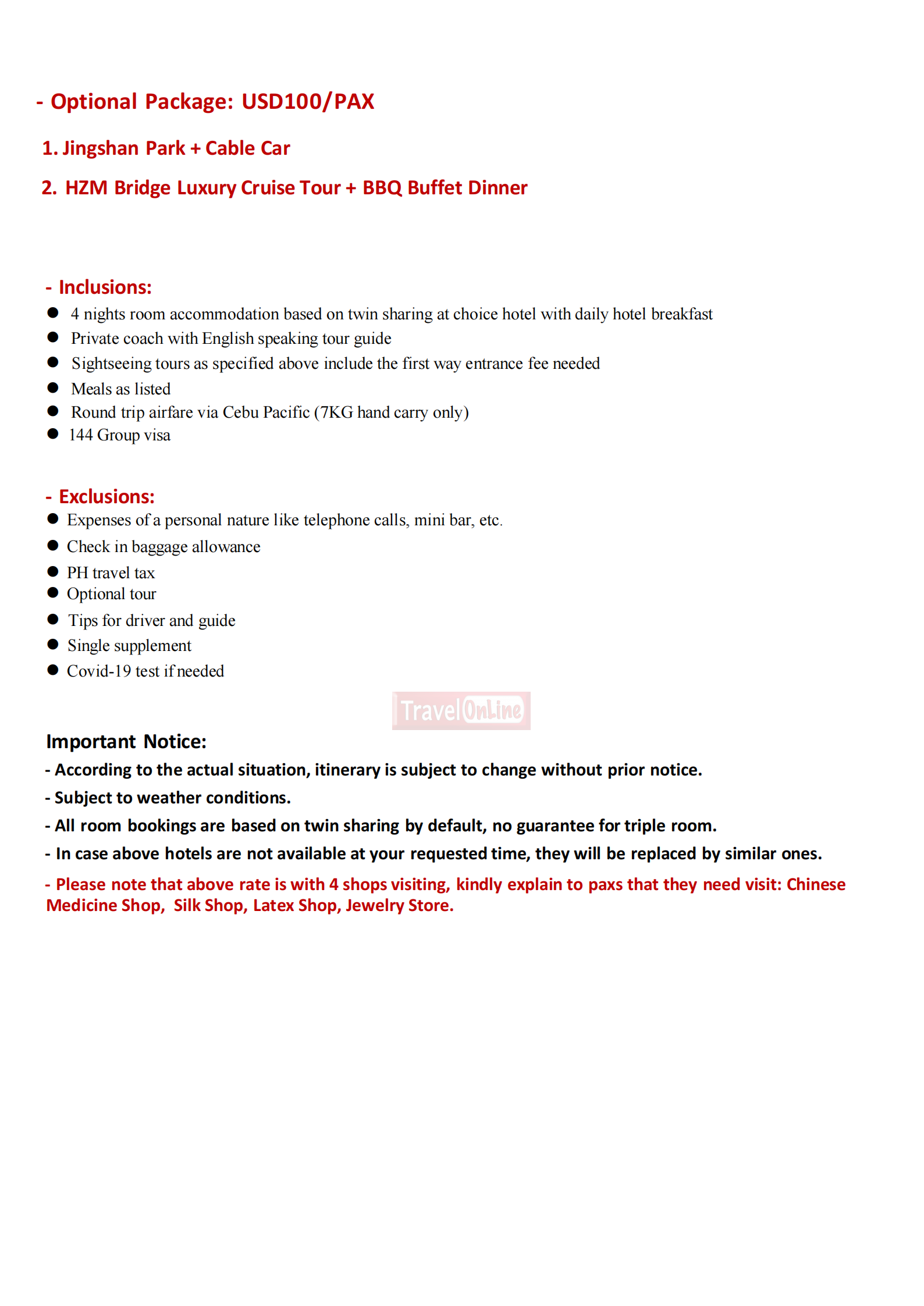 MACAU-CHIKAN-CANTON-ZONGSHAN-ZHUHAI 5D4N TOUR: AS LOW AS $239/PAX ...